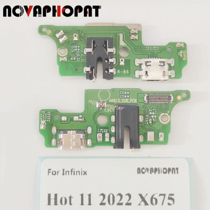 Novaphopat For Infinix Hot 11 2022 X675 USB Dock Charger Port Plug ...