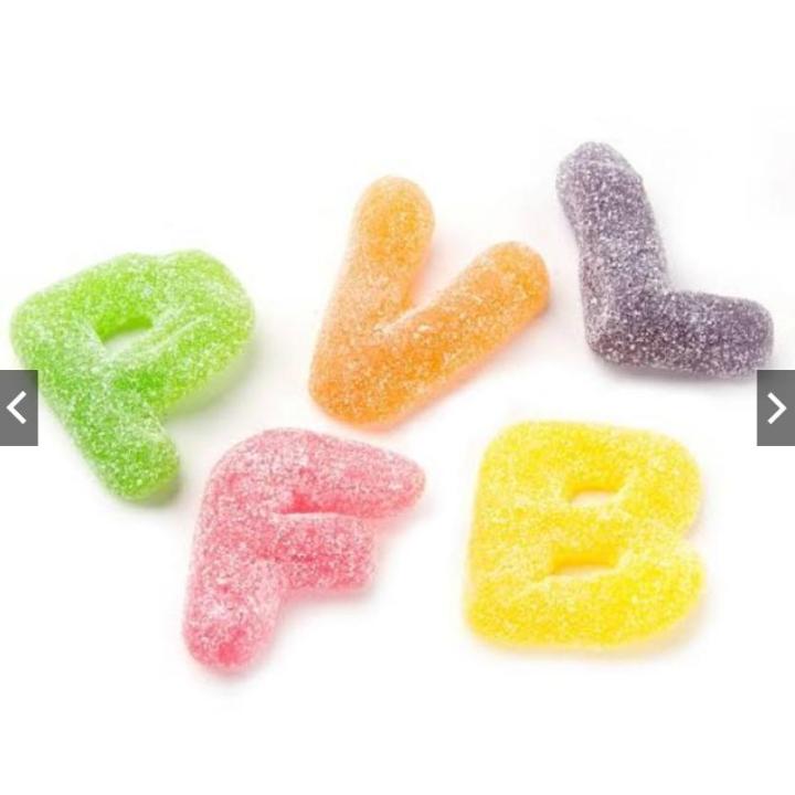 1 Kg Juicy Gummy Alphabet Gummy Bears Gummy Letters | Lazada PH