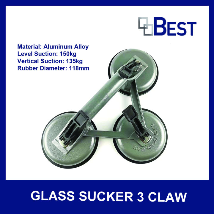 BEST Glass Suction Cup 3 Claw Glass Sucker | Lazada PH