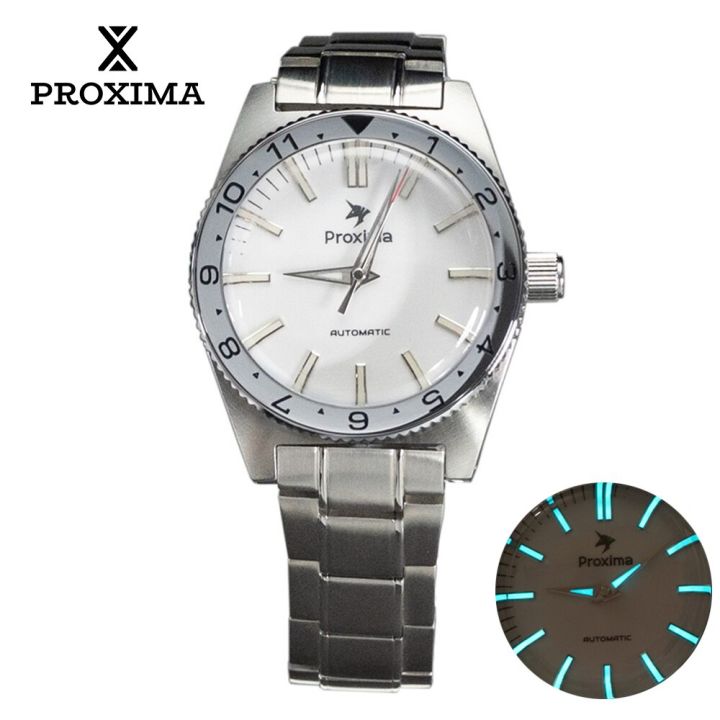Proxima Men Watch 40mm Diver Enamel Dial Luxury SW200 Automatic ...