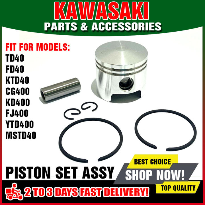 Complete Piston, Piston Ring & Pin Set for TD40, FD40 Grass Cutter ...