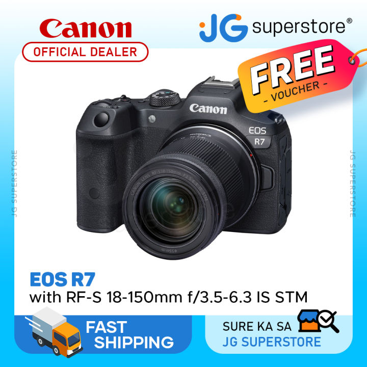 Canon EOS R7 Mirrorless Digital Camera with RF-S 18-150mm f/3.5-6.3 IS ...