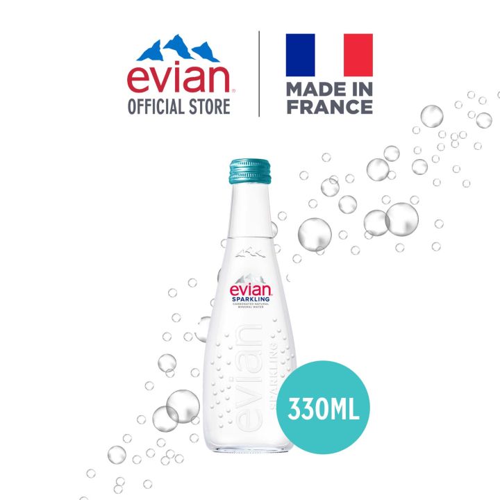 EVIAN Natural Sparkling Water 330ml | Lazada PH