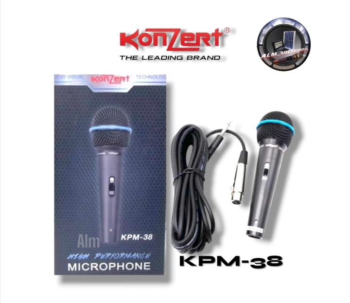 KONZERT - KPM-38 DYNAMIC CAPSULE WIRED MICROPHONE (ORIGINAL) | Lazada PH