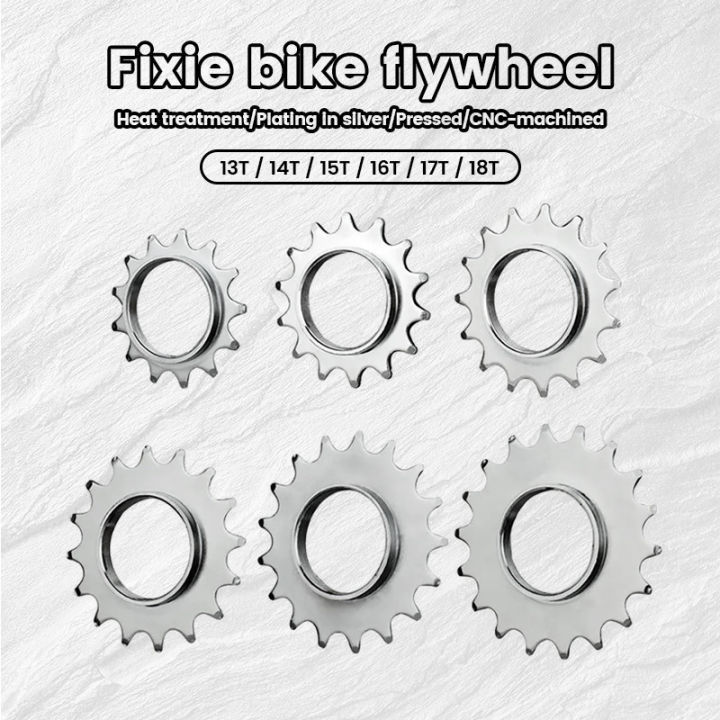 Fixed Gear Bike Sprocket Set - 13t/14t/15t/16t/17t Cogs with Lock Ring ...