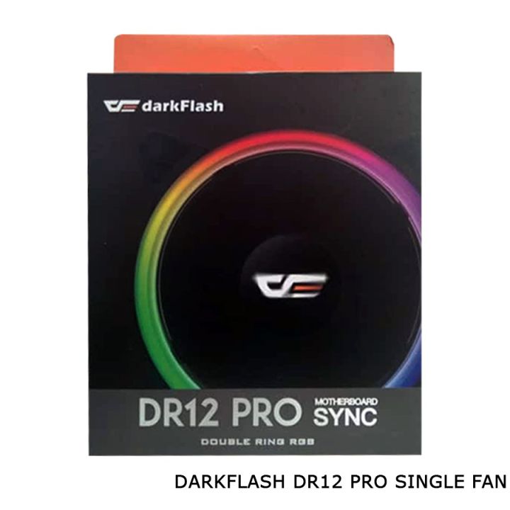 EXOKDarkFlash Dr12 Pro RGB Single Fan120mm Addressable Led Case Fan ...