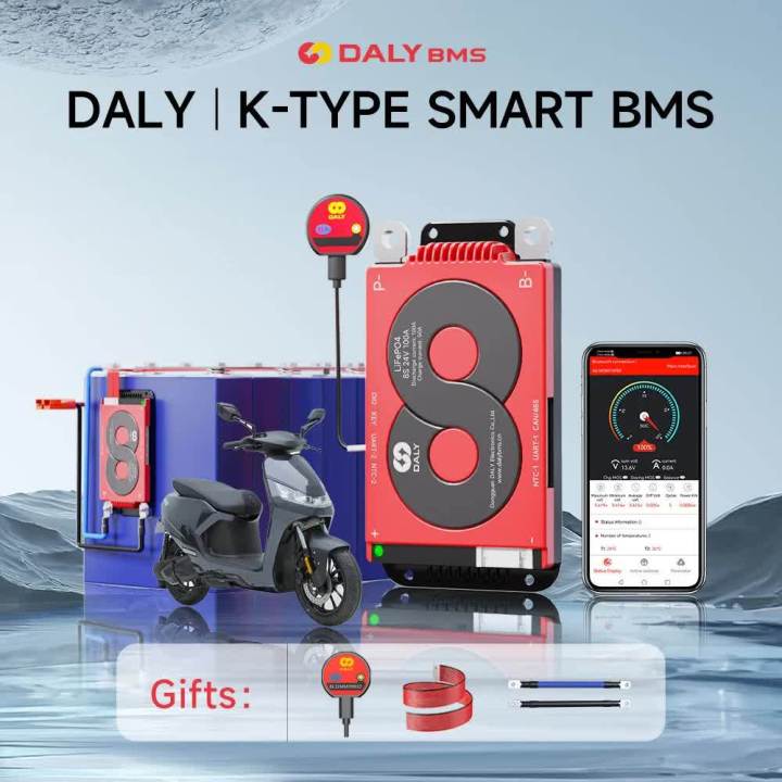 Daly BMS LiFePo4 4S 12V 14.6V 15A 20A 30A 40A 300A 100A 200A 250A 60A กันน้ำ BMS สำหรับแบตเตอรี่ ...
