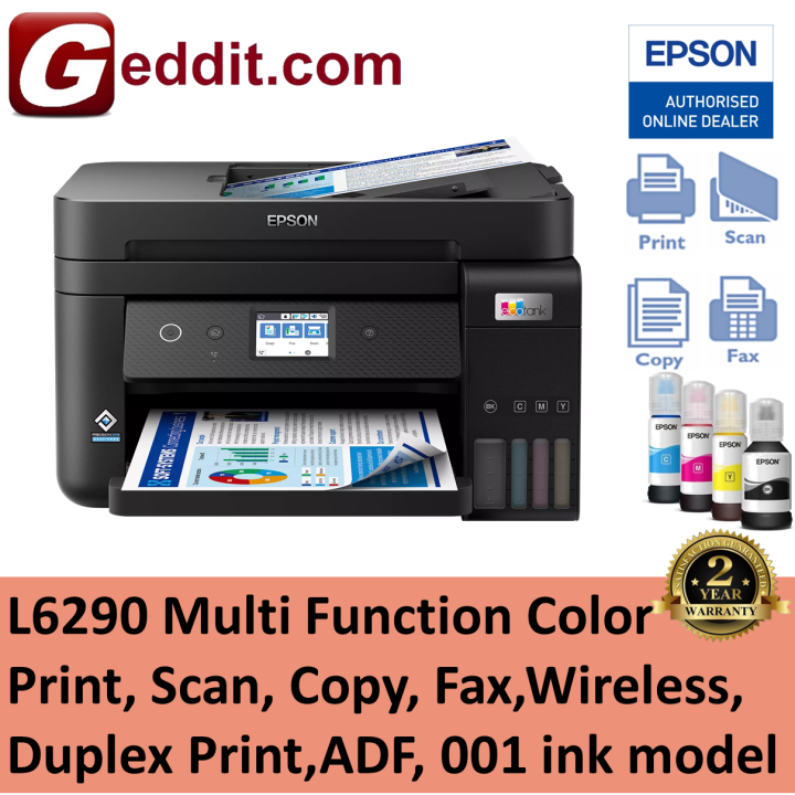 EPSON L6290 / L6390 Multi Function Color print, scan, copy, FAX ...
