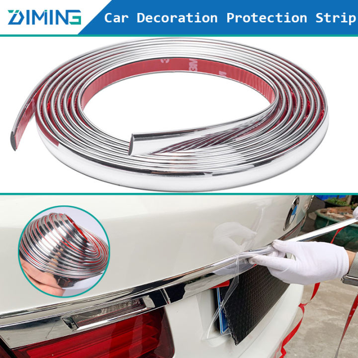 3M Car Chrome Moulding Trim Car Door Window Protector Stickers Strip ...