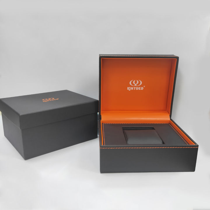 24NEW KINYUED Watch Gift Box, High-end Piano Wood Watch Box, High-quality Leather Watch Box ...