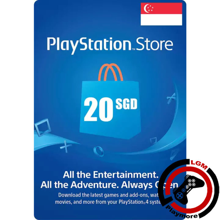 PSN 20 SGD Digital Code PlayStation Network SG Digital Code Playmore Lyns Playmore Lyns Psn Code Download Ps4 Ps3 Ps Vita Games Access Movies Tv Shows Instantly Lazada Lazada PH