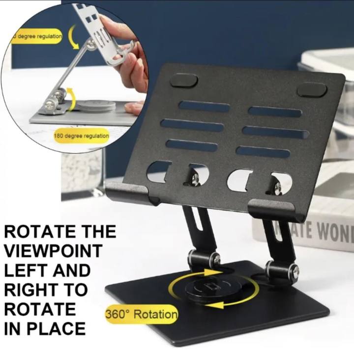 Universal Tablet Stand Sturdy 360-degree Rotating Tablet Holder with ...