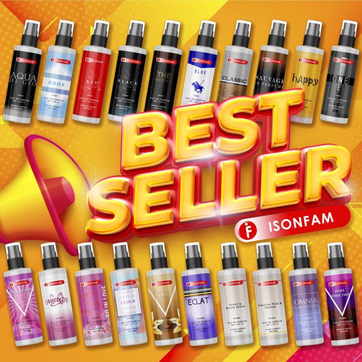 Perfume for Men ISONFAM oilbase 85ml long lasting scent | Lazada PH