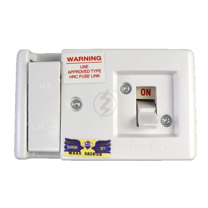 PLK 302/S/F 30A 250V SWITCH FUSE UNIT (C/W FUSE)(SIRIM APPROVED) | Lazada
