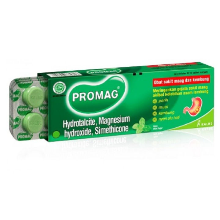 PROMAG TABLET - OBAT SAKIT MAAG DAN ASAM LAMBUNG / ISI 10 TABLET ...