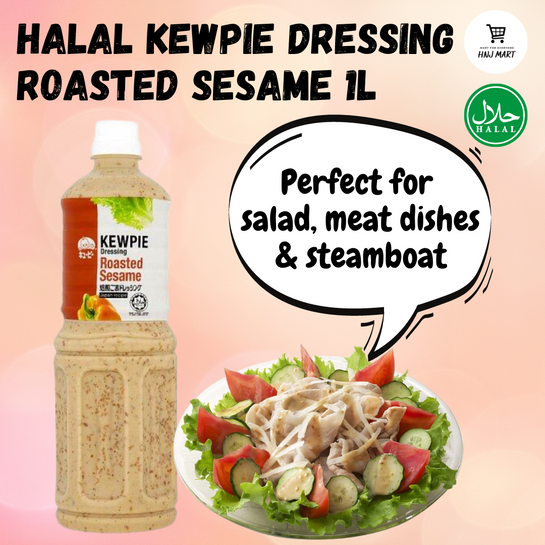 Halal Kewpie Dressing 1L | Roasted Sesame | Yuzu Roasted Sesame ...