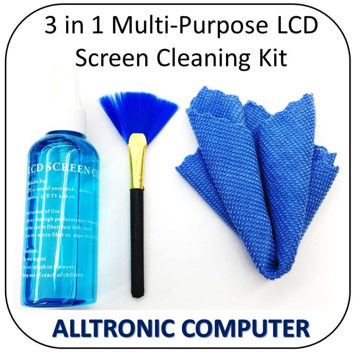 Screen Cleaning Kit for LCD PC Desktop Laptop TV Monitor LED Mobile ...