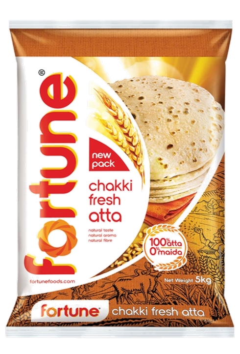1 Bag - FORTUNE CHAKKI FRESH ATTA 5 KG X 4-Expiry Date 23 FEB 2026 ...