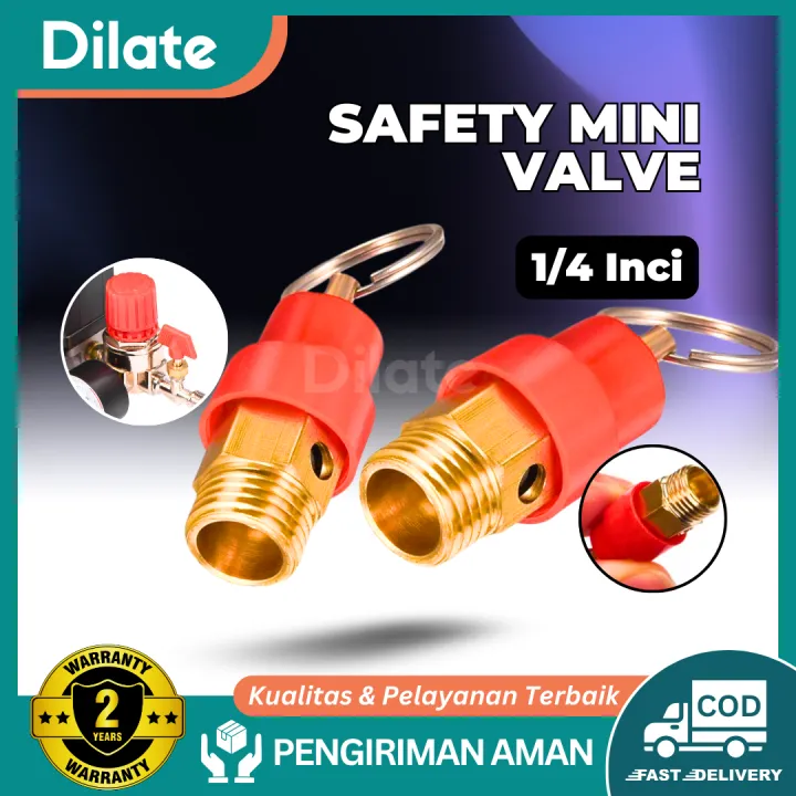 Mini Safety Valve 1 4 Safety Valve Kompressor Lazada Indonesia