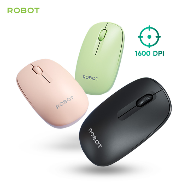 ROBOT Mouse M260 2.4G Wireless Mouse for Laptop PC Optical USB Mouse up ...
