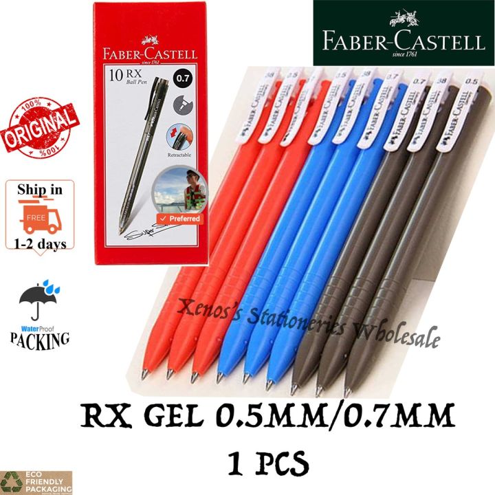 FABER-CASTELL RX5 GEL PEN 0.5MM / FABER CASTELL RX7 GEL PEN 0.7MM ...