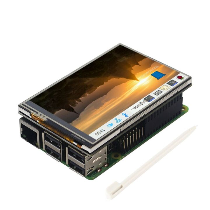 3.5 Inch Touch Screen for Raspberry Pi 4B 125MHz SPI LCD Display for ...