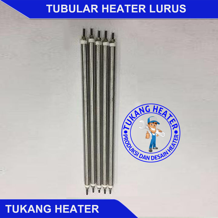 Heater Tubular pemanas Lurus Ø 8 mm x 1000 mm x 220 Volt x 1000 Watt ...