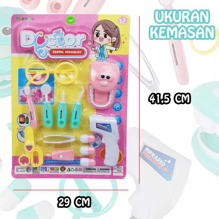 MAINAN ANAK PERALATAN DOKTER GIGI SET / MAINAN ANAK DOKTER GIGI SIMULASI YZ3 PROMO COD | Lazada ...