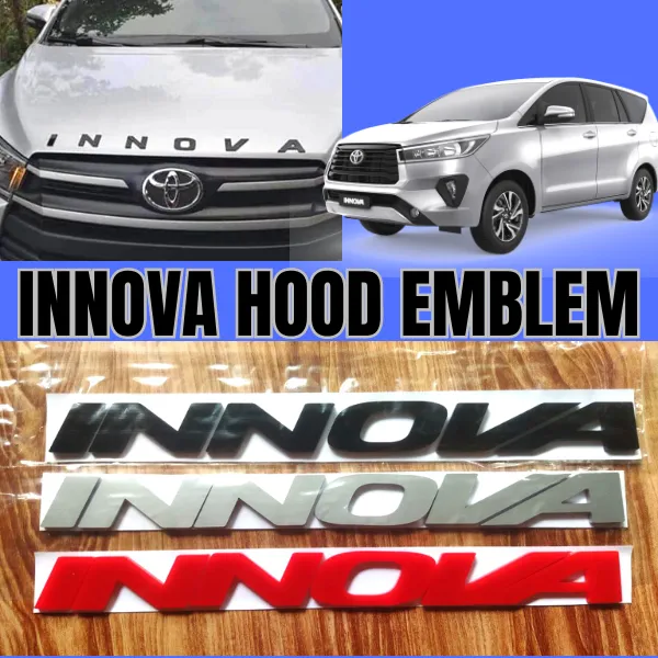 Toyota INNOVA With Sticker Guide Hood Emblem | Lazada PH