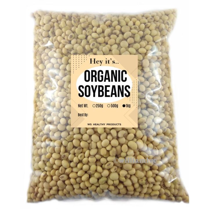 Organic Soybeans Non-GMO 1kg (PSB SY2 variety) + | Lazada PH