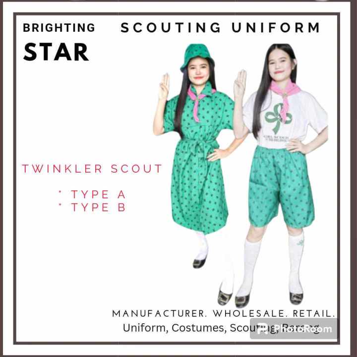 BS '' UNIFORM // GIRL SCOUT SET // TWINKLER | Lazada PH