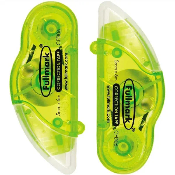 Fullmark Correction Tape , 2 pack (2 x Green) (Model D) | Lazada