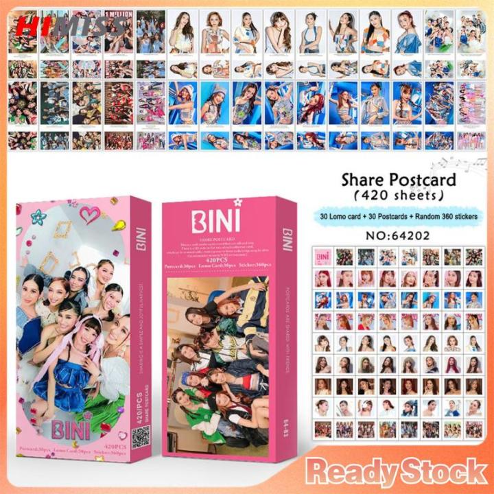 [READY STOCK]Kpop BINI Photocard Pop Stars Girl Group Share Postcard ...