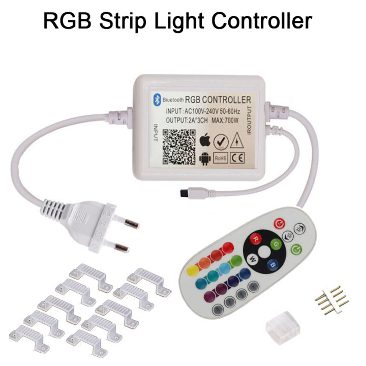 Yikubee RGB IR Remote Controller Adapter Set for SMD 2835 5050 5730 LED ...