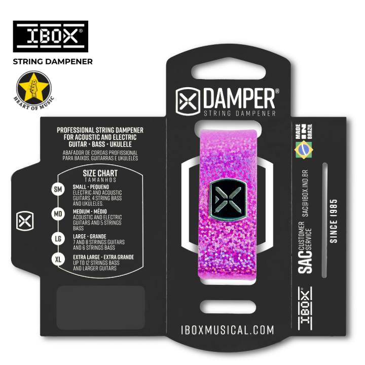 IBOX Brazil DAMPER String Dampener String Muter for Electric Acoustic ...