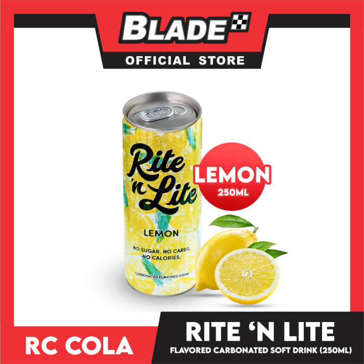 RC Cola Rite 'N Lite Lemon Carbonated Flavored Drink 250ml | Lazada PH