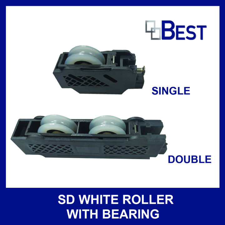 SD Black Nylon Roller Plastic Casing with Bearing Single or Double ...