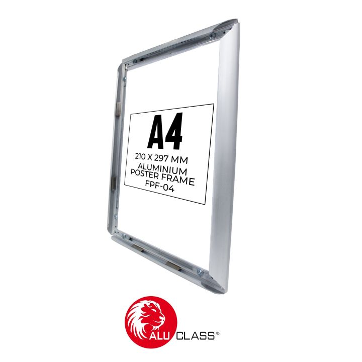ALUMINIUM A4 SUPER SLIM SNAP POSTER FRAME PF-FPF-04B ALUCLASS | Lazada