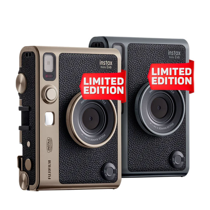 FUJIFILM Instax Mini Evo Hybrid 35mm Instant Film Digital Camera 90th ...