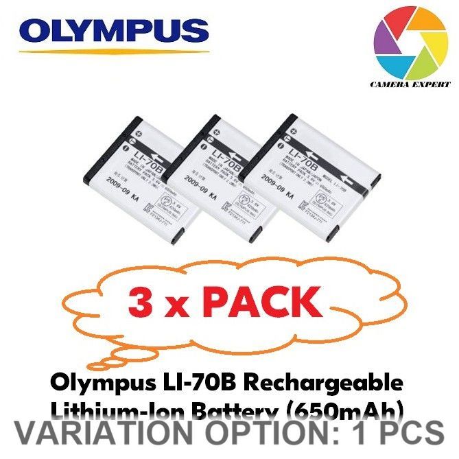Li-70b Rechargeable Lithium-ion Battery (650mah) - Olympus | Lazada