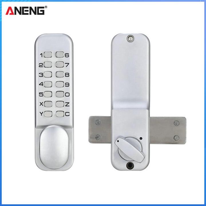 Mechanical Digital Door Lock Push Button Keyless Code Combination Lock ...