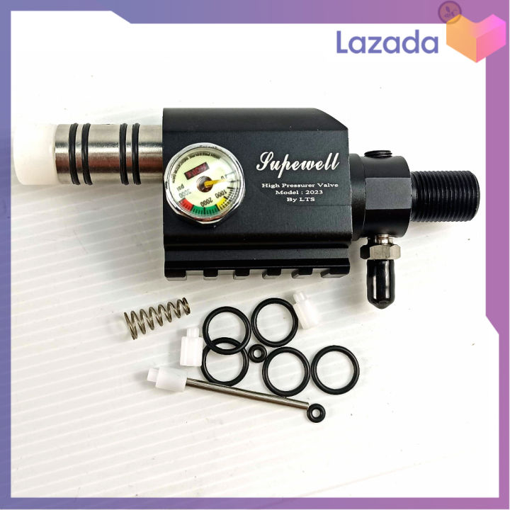 ลด 50% (พร้อมส่ง)วาล์วเยื้อง Superwell Model:2023 ห้องลมโตรุ่นยาว60mm | Lazada.co.th
