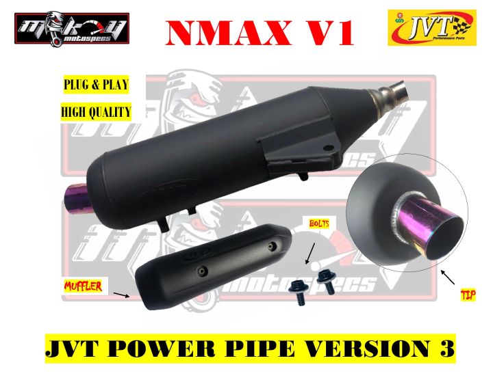 JVT POWER PIPE VERSION 3 FOR NMAX V1 PLUG AND PLAY HIGH QUALITY ...