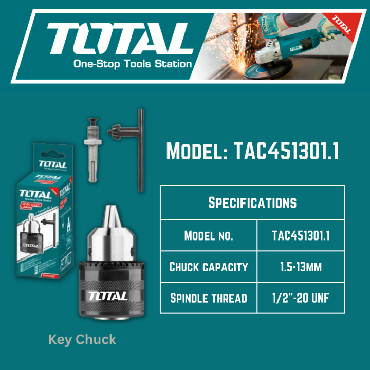 Total TAC451301.1 Key Chuck | Lazada