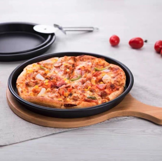 Baking Pan Air fryer Loyang Pizza Bulat 20cm Anti Lengket Non Stick ...