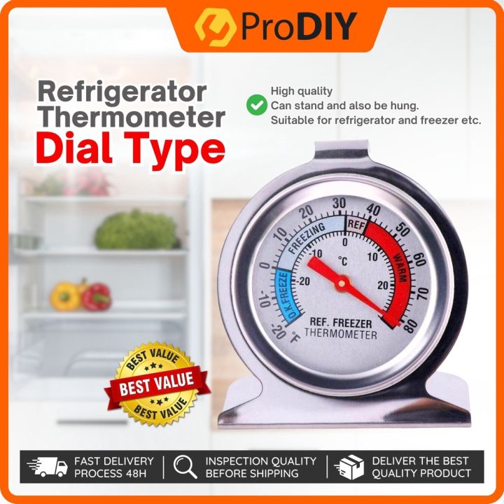 Z-1 Refrigerator Freezer Thermometer Dial Type Temperature Indicator ...