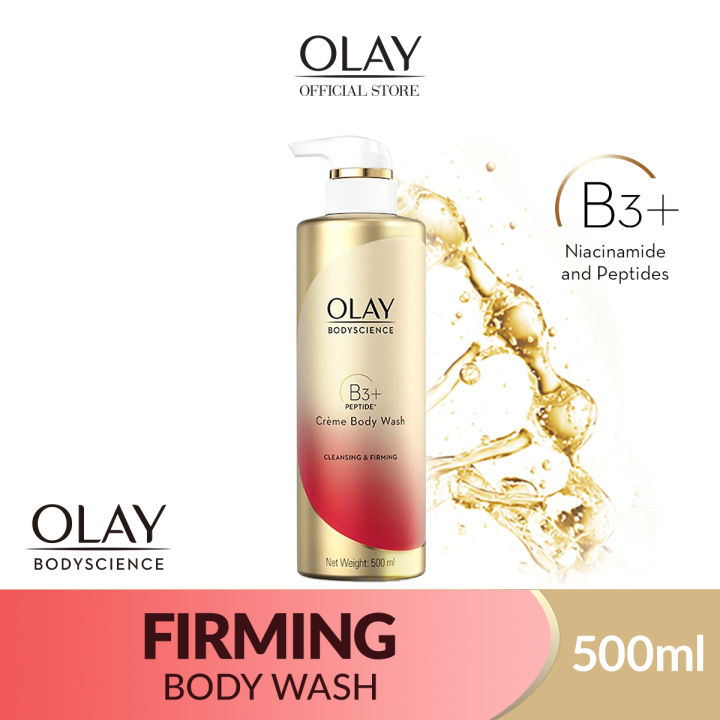 Olay Body Science Cleansing & Firming Body Wash 500ml [Moisturizing ...