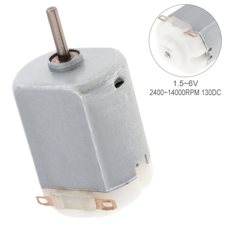 F130 DC Motor High Speed Micro DC Motor Brushed Metal Stainless Steel ...