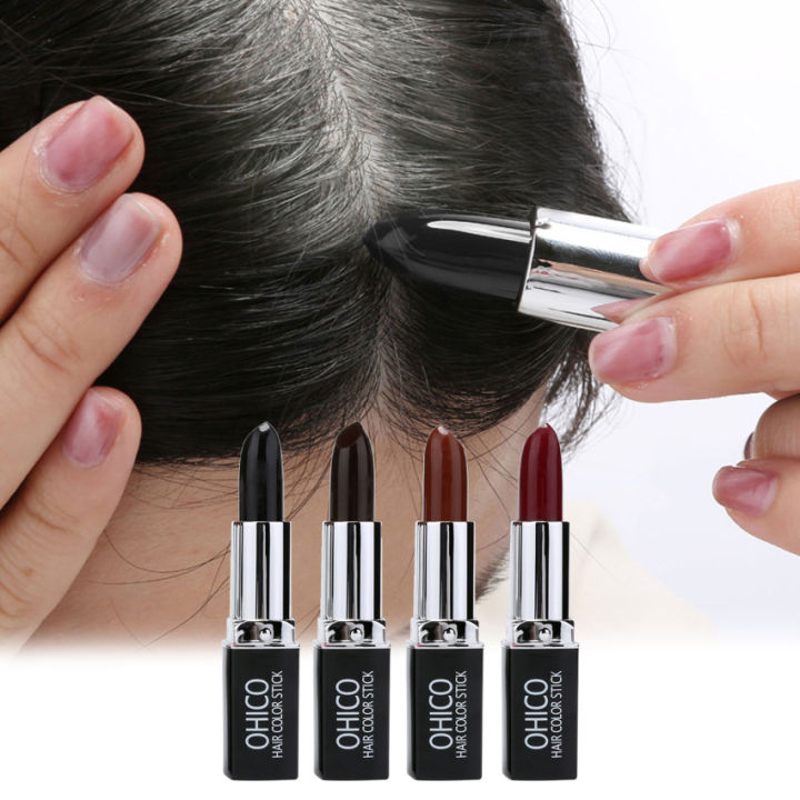 One-Time Hair Dye Instant Gray Root Coverage Hair Color Modify Cream ...