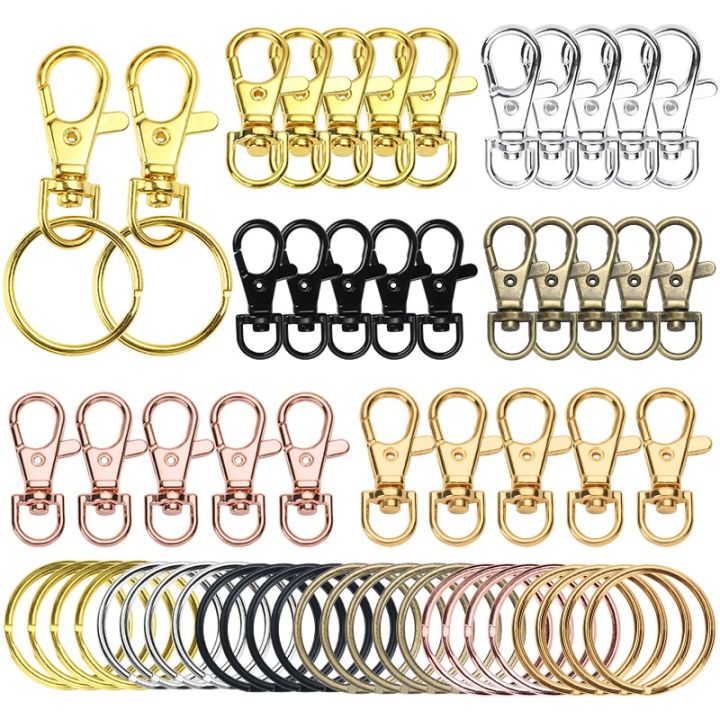 10PCS 23/32/36/38mm Lobster Clasp Keychain Hooks DIY Jewelry Making ...